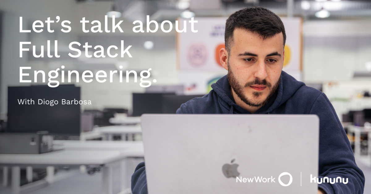 Let's talk about Full Stack Engineering with Diogo | New Work SE